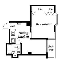 1DK 間取りの定義とプラン集！【1K・1R・2DKとの違いは】