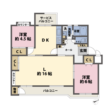 2LDKってどんな間取り？ 2LDKと3LDK、2LDKと3K、2LDKと3DKとの違いを丁寧に解説