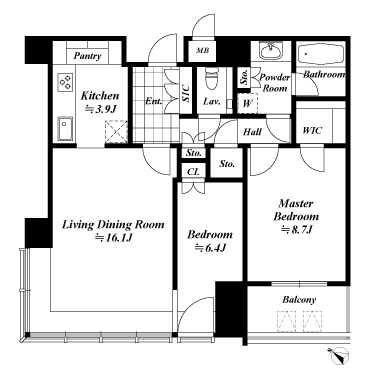 2LDK 間取りの定義とプラン集！【3LDK・3K・3DKとの違いは】