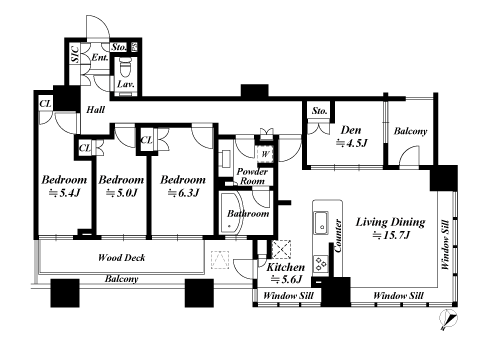 3SLDK 間取りの定義とプラン集！【3LDKとの違いは】